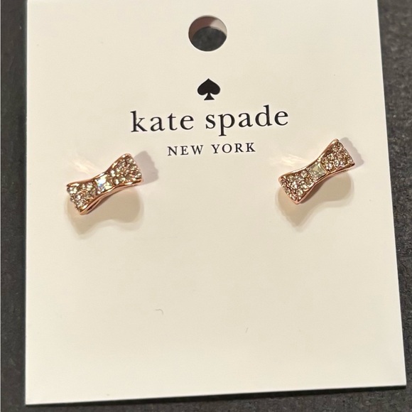 kate spade | Jewelry | Kate Spade Ready Set Bow Pave Earrings | Poshmark